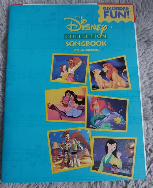 DISNEY SONGBOOK COLLECTION Recorder Fun - Sing Play Instrument Book ...