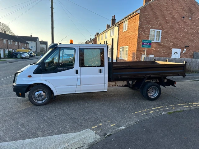 FORD TRANSIT T350L custom crew cab tipper £3,995.00 - PicClick UK