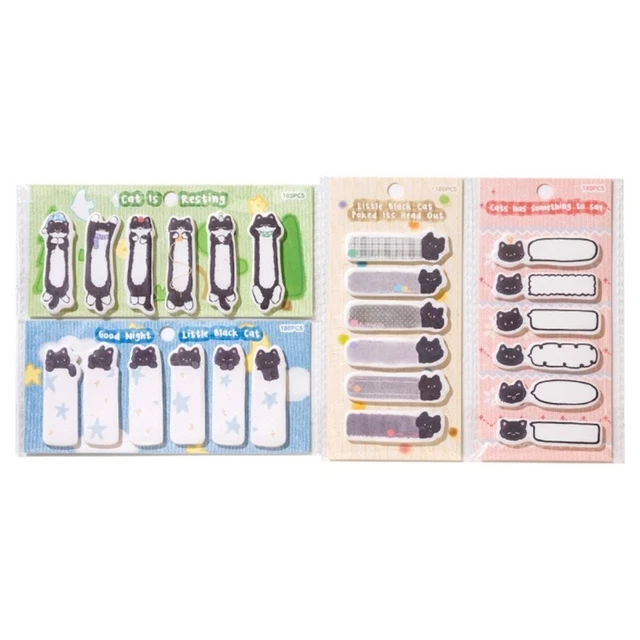 WRITABLE REPOSITIONABLE PAGE Markers Labels, Colorful File Tabs Flags ...