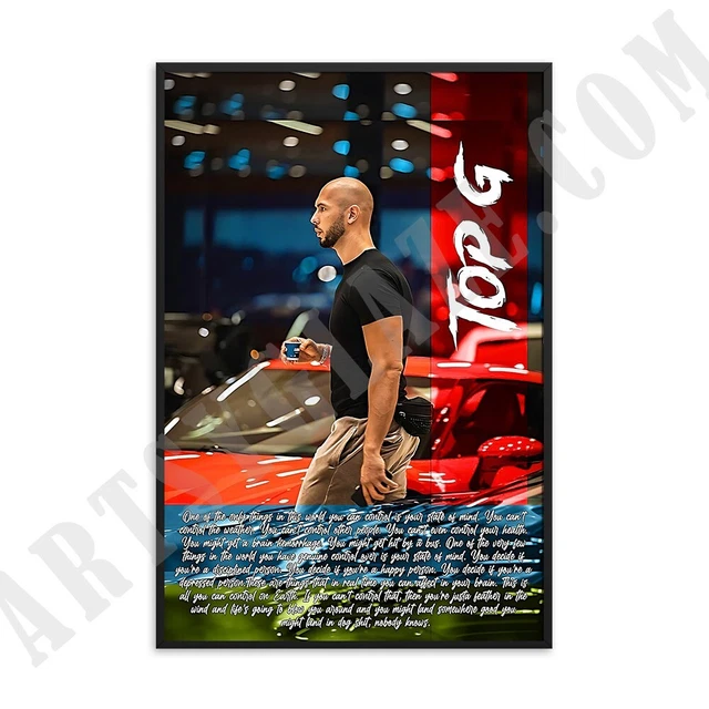 ANDREW TATE TRISTAN Tate Motivational Premium Matte Posters Unframed ...
