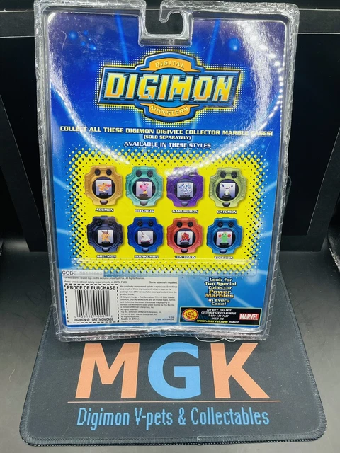 SEALED NEW DIGIMON Marble Digivice D2 Shape Marbles 2000 Blister ...