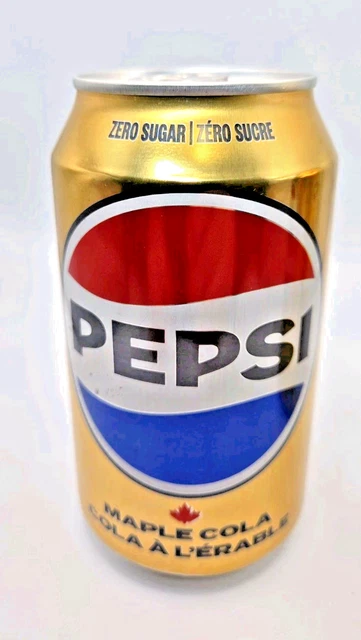 PEPSI MAPLE COLA Zero Sugar (2026) Empty Collector Can 🍁 Canada French ...