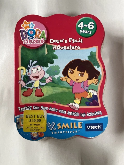 VTECH NICK JR Dora the Explorer Dora's Fix-It Adventure Smartridge V. Smile £10.96 - PicClick UK