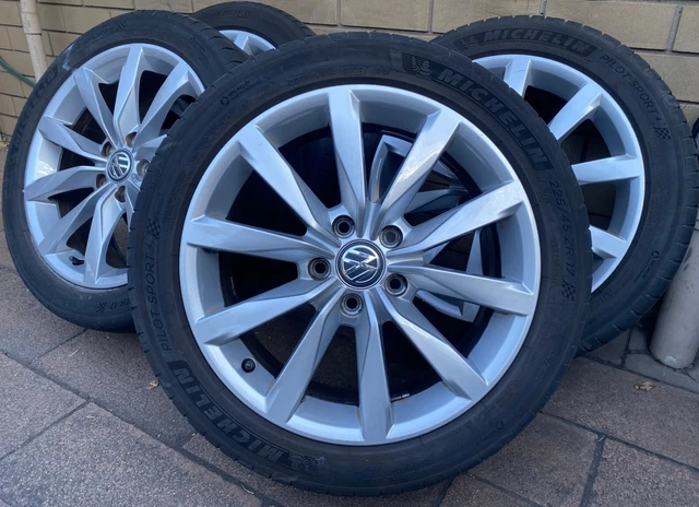 GENUINE VOLKSWAGEN GOLF 17" MK5 MK6 MK7 Wheels Rims Tyres Suits CADDY ...