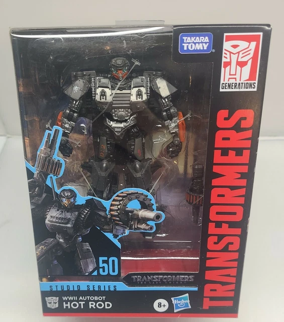 TRANSFORMERS TOYS STUDIO Series 50 Deluxe Hot Rod The Last Knight WWII ...