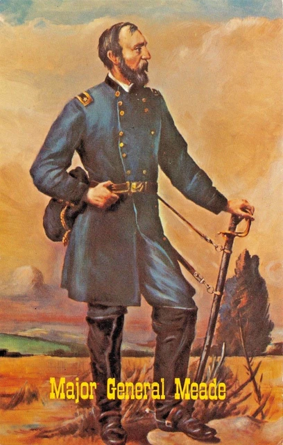 MAJOR GENERAL GEORGE MEADE-AMERICAN CIVIL WAR COMANDER GETTYSBURG ...