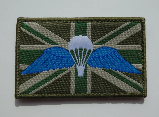 BRITISH ARMY PARACHUTE Regiment/Para Trained Morale ID Patch/Badge ...