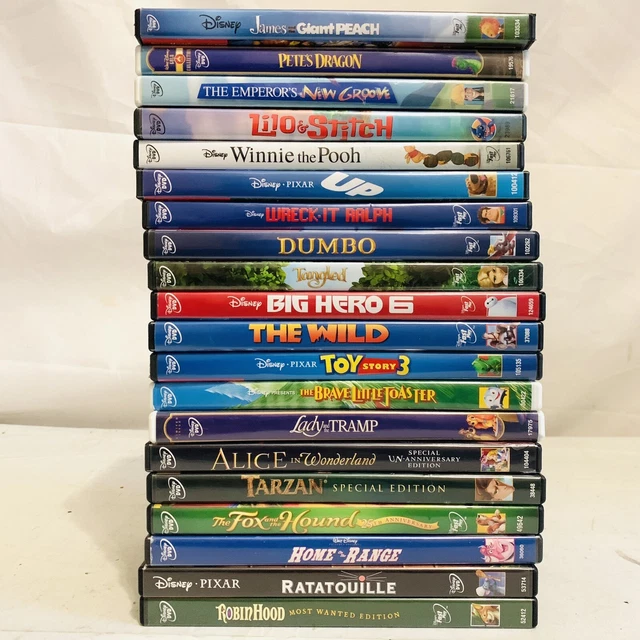 (20) ALL WALT Disney Pixar DVD Movie Lot, Animated Cartoon Family Kids Children £27.61 - PicClick UK