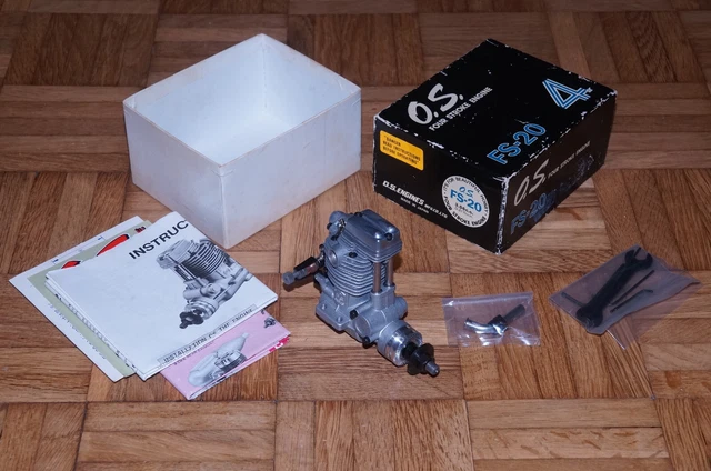 OS MAX FS-20 3.56cc OHV "The Smallest OS 4-Stroke" RC Model Engine ...