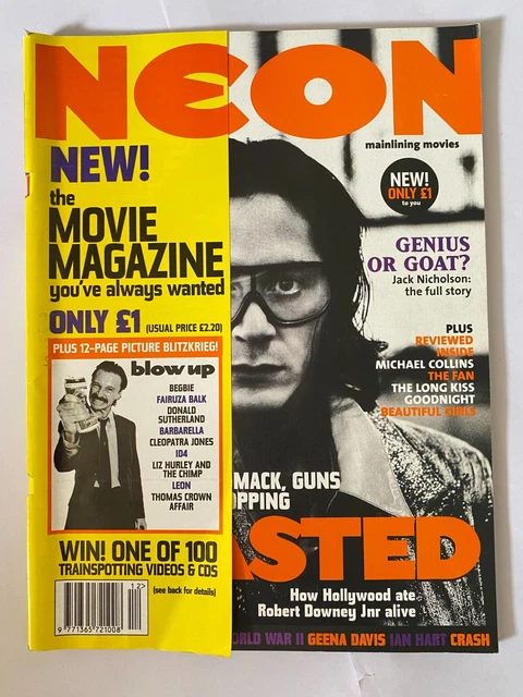 NEON MAGAZINE - Issue 1, Dec 1996/Jan 1997 - Robert Downey Jr, Tony ...