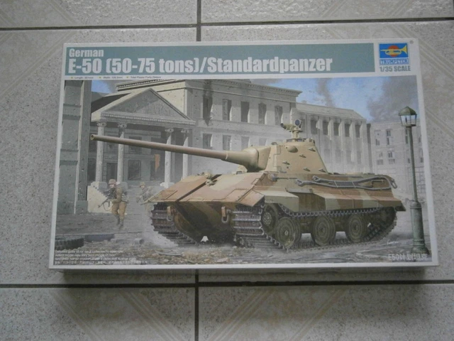 MAQUETTE CHAR PROTOTYPE E-50 (50-75 tons) STANDARDPANZER WW2 TRUMPETER ...