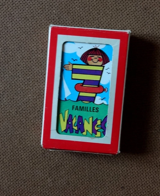 JEU DES 7 Familles Avec Puzzle - Vacances - EUR 8,00 - PicClick FR