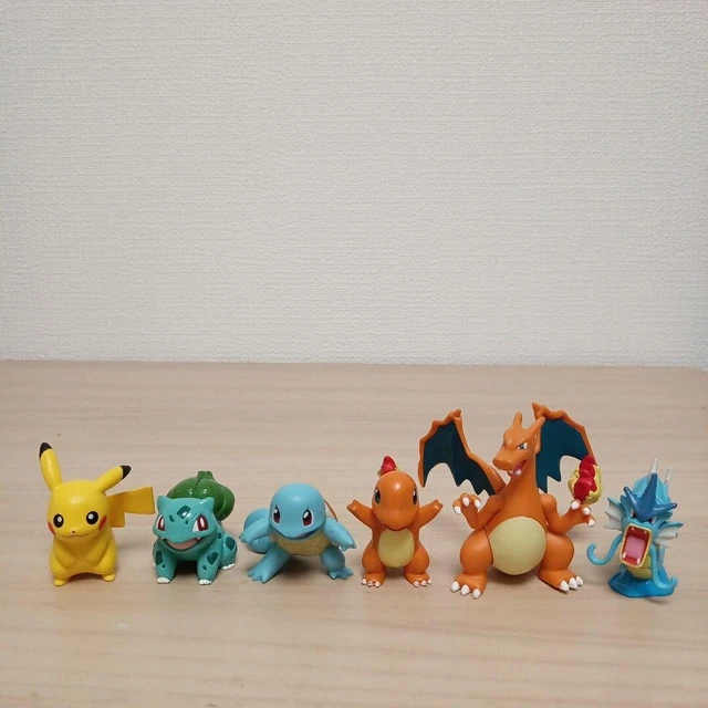 MINI FIGURINE POKEMON Moncle Pikachu Bulbasaur Charmander Squirtle ...