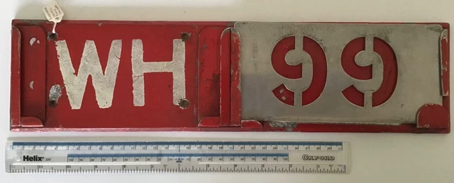 ROUTEMASTER WEST HAM Stencil Plate Holder £45.00 - PicClick UK