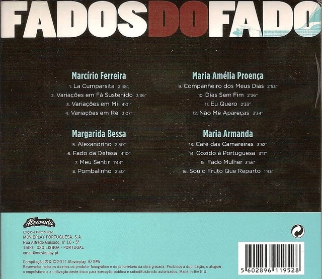 FADOS DO FADO - Vol.13 Fados Do Fado (CD) (UK IMPORT) $14.82 - PicClick CA