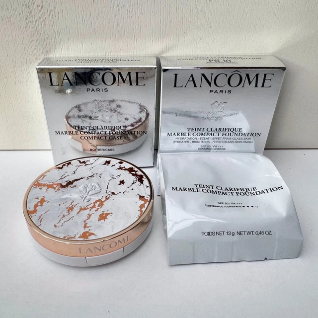 LANCOME TEINT CLARIFIQUE Marble Compact Foundation SPF 50, #PO-01, 13g ...
