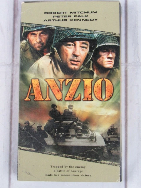 ANZIO (VHS 1968) Robert Mitchum, Peter Falk, Robert Ryan £5.05 ...
