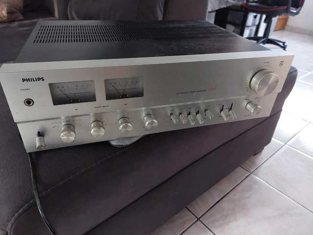 PHILIPS STÉRÉO AMPLIFIER 384/ Amplificateur EUR 40,00 - PicClick FR