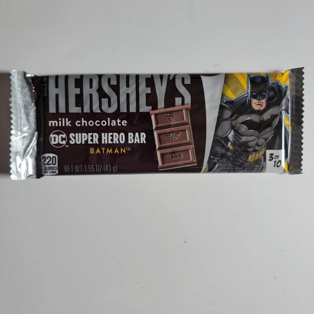 NEW HERSHEY'S MILK Chocolate BATMAN DC Superheroes bar (3 of 10) 2021 ...