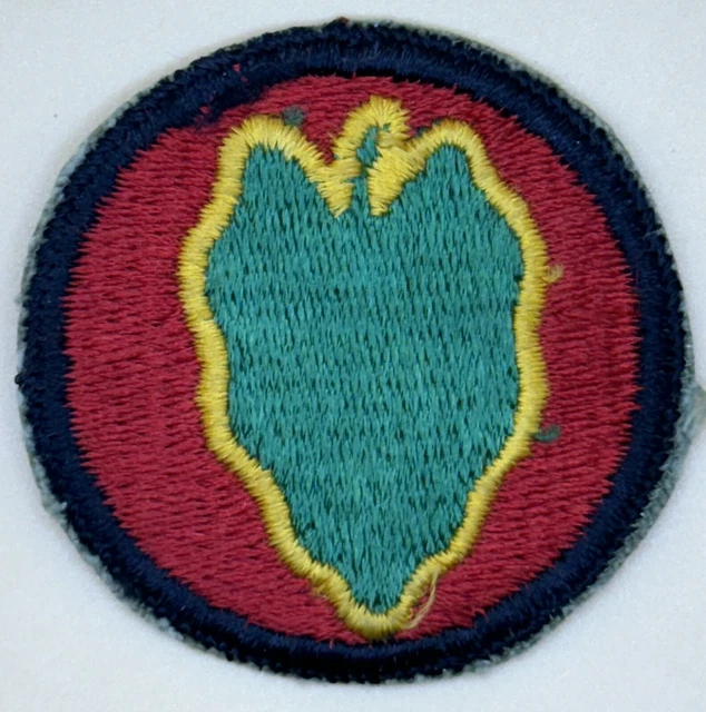 WWII US ARMY 24th Infantry Division Cut Edge Patch £2.70 - PicClick UK