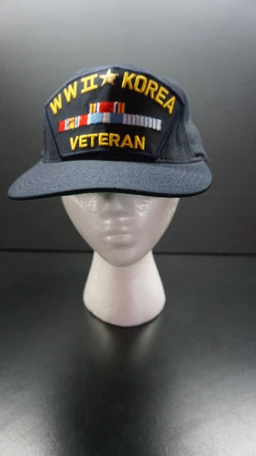 VINTAGE WWII KOREA Korean War Veteran Hat Cap Embroidered £9.16 ...