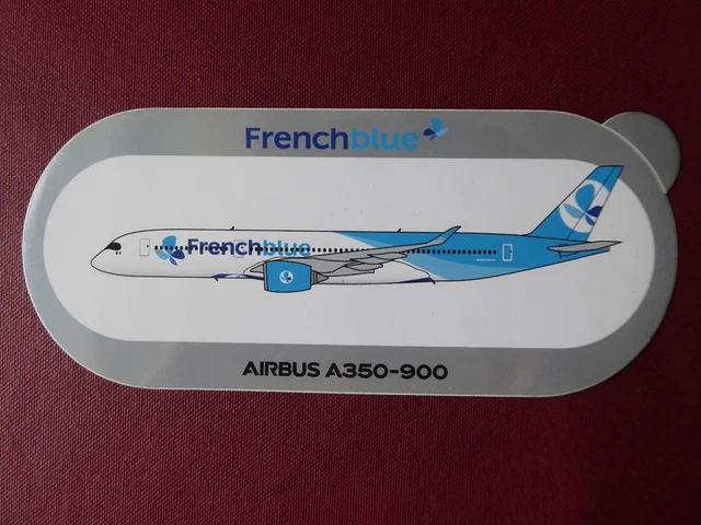 AUTOCOLLANT STICKER AUFKLEBER Airbus A350-900 French Blue Airline EUR 5 ...