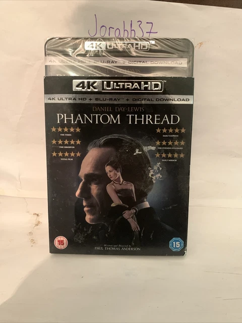 PHANTOM THREAD (4K ULTRA HD (Blu Ray) With Rough Slipcover £35.00 ...