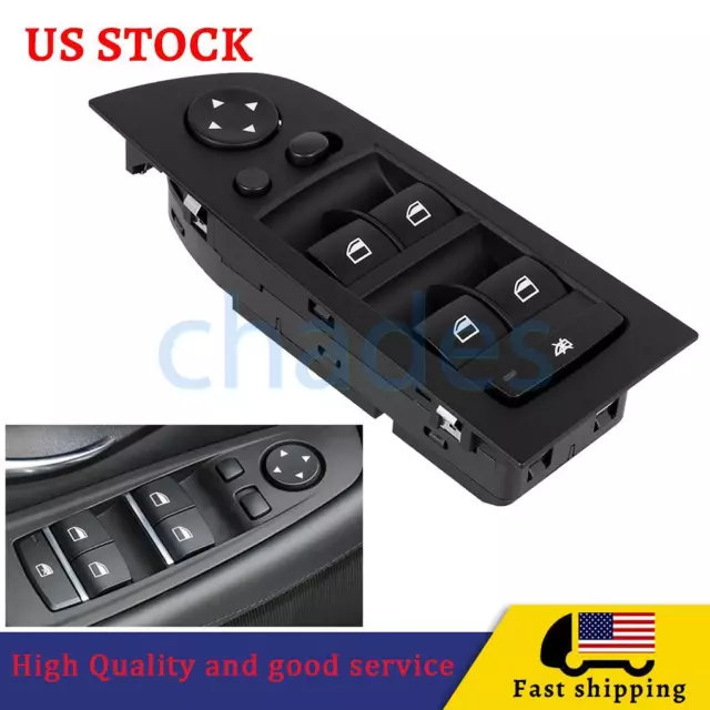 FRONT LEFT MASTER Power Window Control Switch For BMW E90 328i 328xi ...