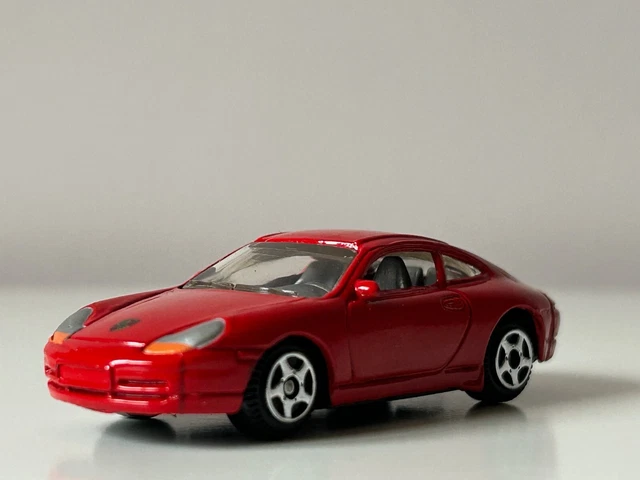 PORSCHE 911 GERMANY Sports Car Model Diecast Red 1:64 Scale £8.99 ...