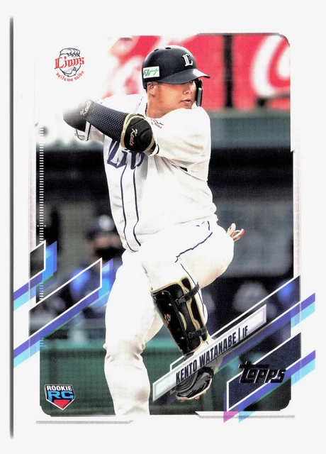 2021 TOPPS NPB Kento Watanabe RC recrue Saitama Seibu Lions #3 EUR 1,91 - PicClick FR