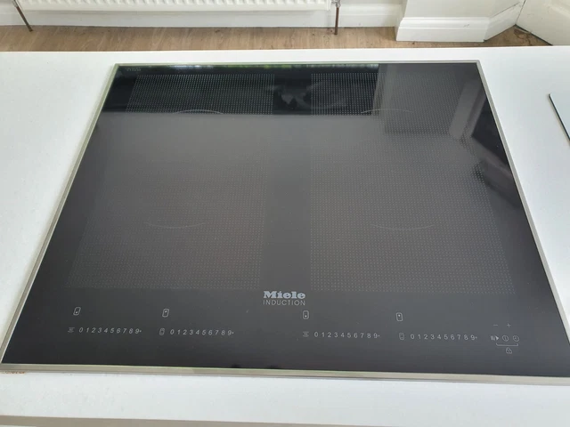 EX-DISPLAY MIELE KM6328-1 Induction Hob with 2 Powerflex Cooking Zones ...