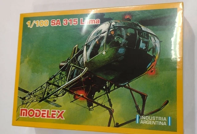 HELICOPTERO SA 315 Lama Modelex Industria Argentina EUR 21,56 - PicClick FR