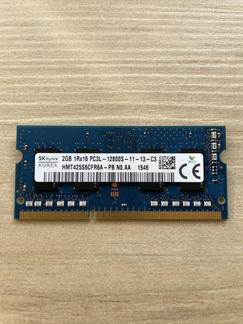 SK HYNIX PC3L-12800S 2Gb 1600Mhz Ddr3L 1.35V Sodimm Banco Modulo Ram Notebook Pc EUR 15,00 ...