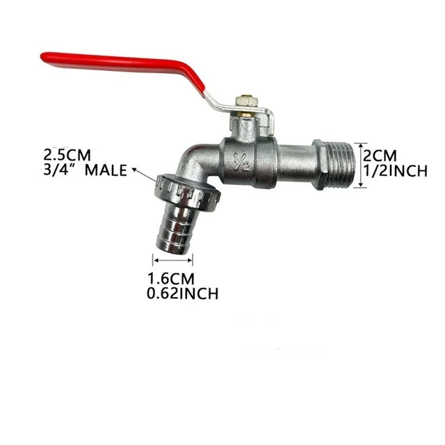 IBC TANK TO 1/2"Connector Adapter Fittings Tool Yard Garden Water Tap ...