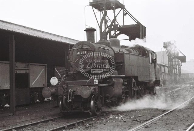 PHOTO BR British Railways Steam locomotive 41299 Ivatt LMS Bricklayers ...