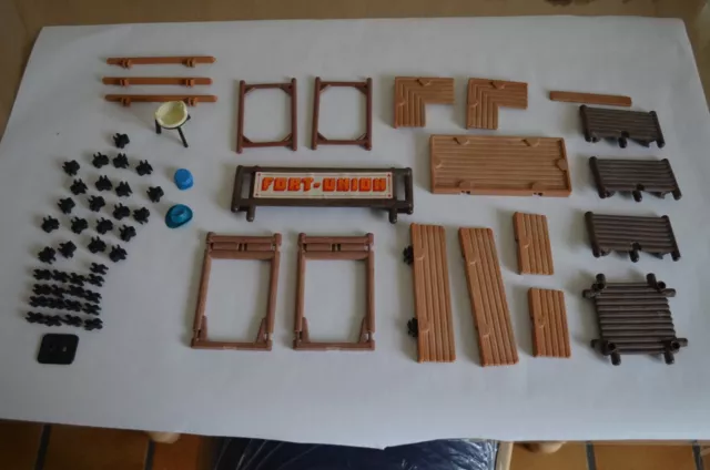 RARE..PLAYMOBIL. KLICKY PIÉCES ** Fort Union 3420 **ancien vintage ...