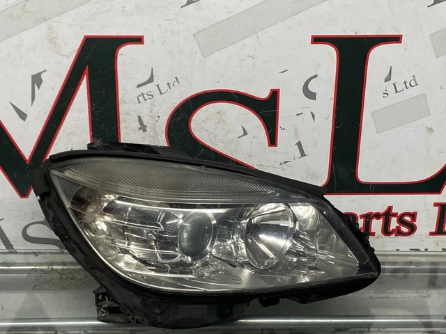 MERCEDES BENZ W204 C Class Pre-Facelift Front Headlight Non-Xenon Right Side £125.00 - PicClick UK