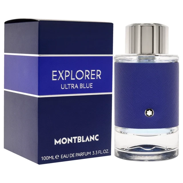 MONTBLANC EXPLORER ULTRA Blue Eau De Parfum 100ml Spray For Men Perfume ...
