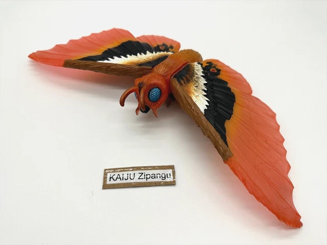 2003 BANDAI FIRE Mothra 2004 15" wingspan Figure from Godzilla Final ...