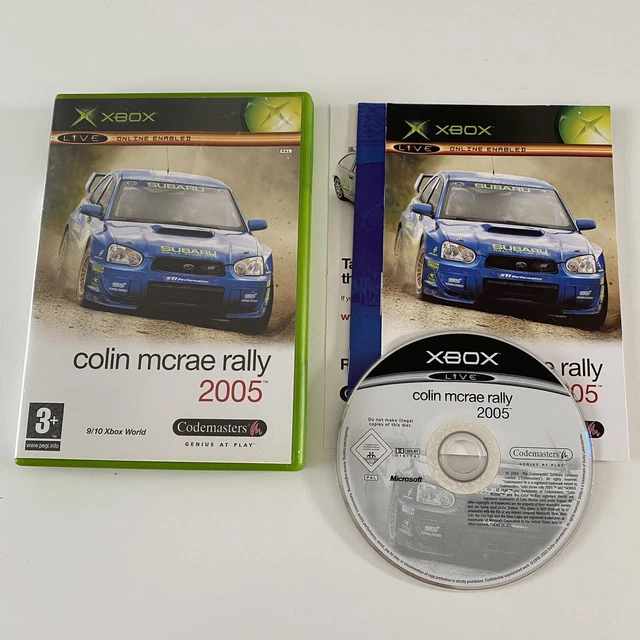MICROSOFT XBOX ORIGINAL - Colin McRae Rally 2005 - UK PAL - Tested ...