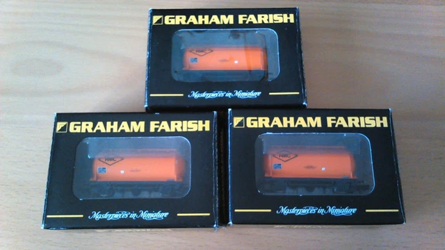 3X GRAHAM FARISH 373-005 Bulk Powder PCA Wagon Ready Mixed Concrete RMC ...