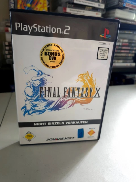 PLAYSTATION 2 PS2 game Final Fantasy X with Bonus Disc CIB PAL GER £21. ...