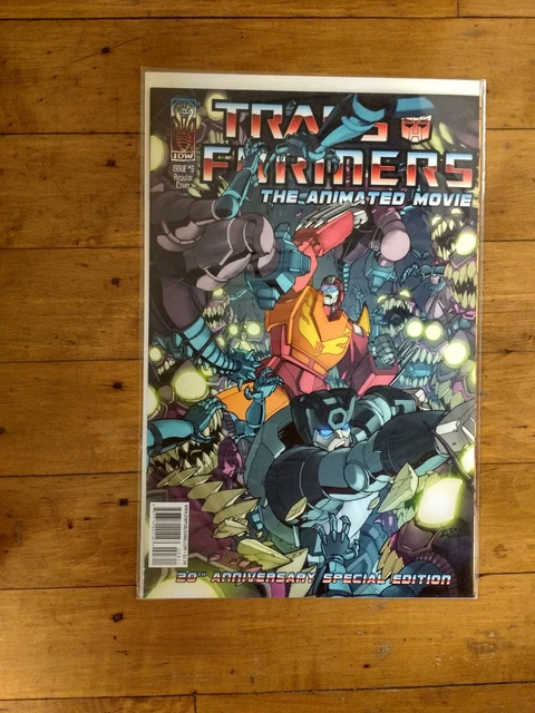 IDW TRANSFORMERS THE Animated Movie #5 20th Anniversary état spécial ...