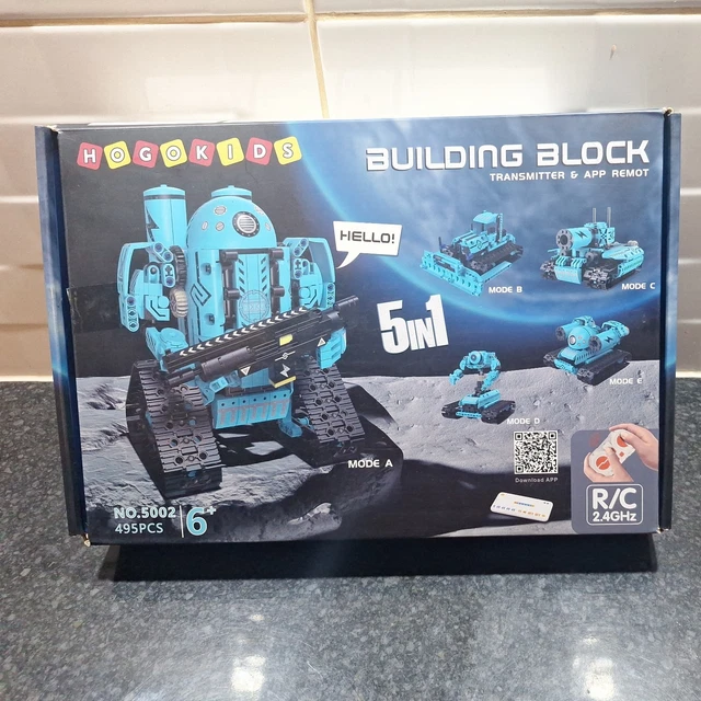 HOGOKIDS BUILDING BLOCK Remote Control Robot 5 In 1 £20.00 - PicClick UK