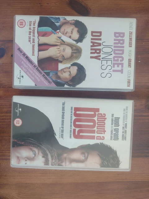 BRIDGET JONES'S DIARY About a Boy VHS Bundle H Grant VHS Videos £1.75 - PicClick UK