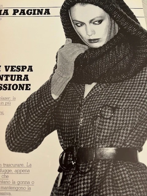 LINEA ITALIANA MAGAZINE November 1978 VIBEKE Glaviano FERRI Vintage ...