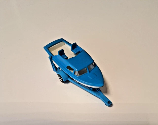 MATCHBOX SUPERFAST NO. 9 Boot &Trailer Made in England by Lesney EUR 12 ...