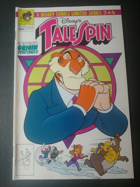 DISNEY'S TALE SPIN Limited Series "Take off " # 3 of 4 (1991) Comic $1. ...