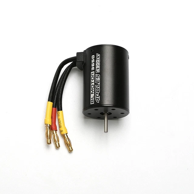 60A WATERPROOF BRUSHLESS ESC and 3650 4300KV Motor Kit with T Connector ...
