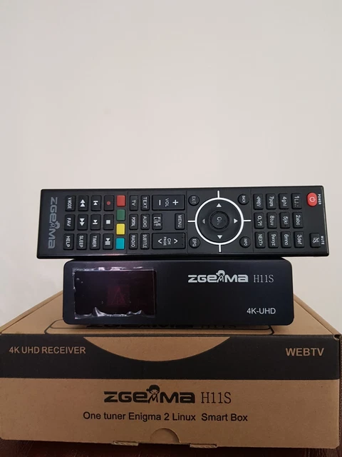 DEKODER ZGEMMA H11S DVB-S2X 4K UHD PL lista £130.72 - PicClick UK